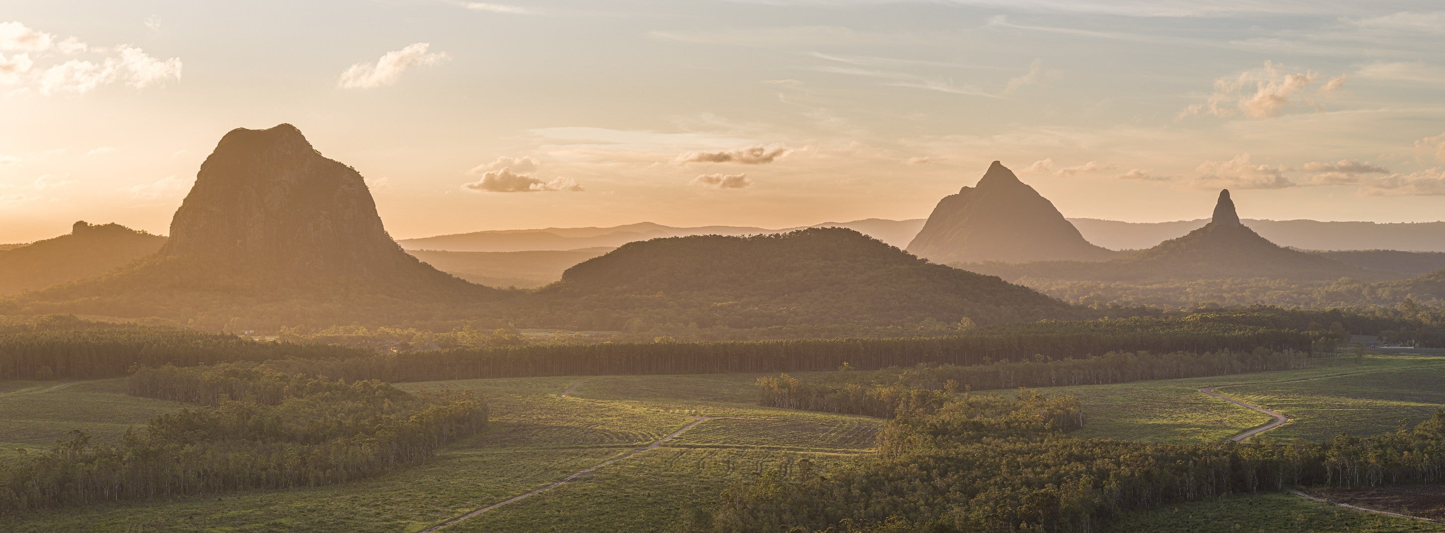 Glass House Mountains Wild Horse Lookout QLD – Damien Wyer Landscape ...